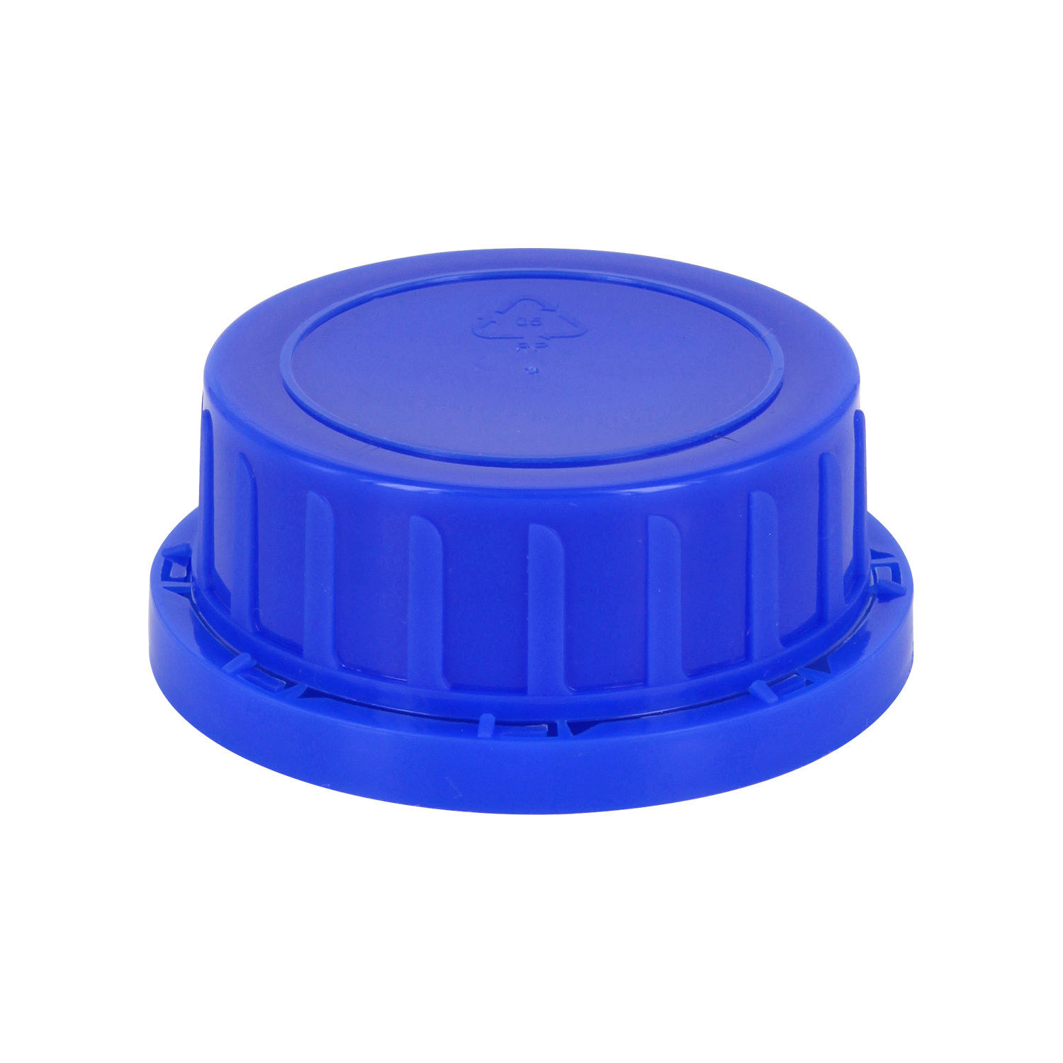 Bouchon à vis inviolable DIN 54 bleu avec insert en PEE, convient aux ...